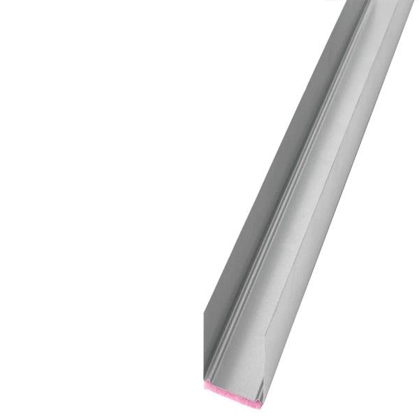 Top/bund skinne U-profil til gips m/EP belægning 45 mm - 3 meter — METALPRO.DK